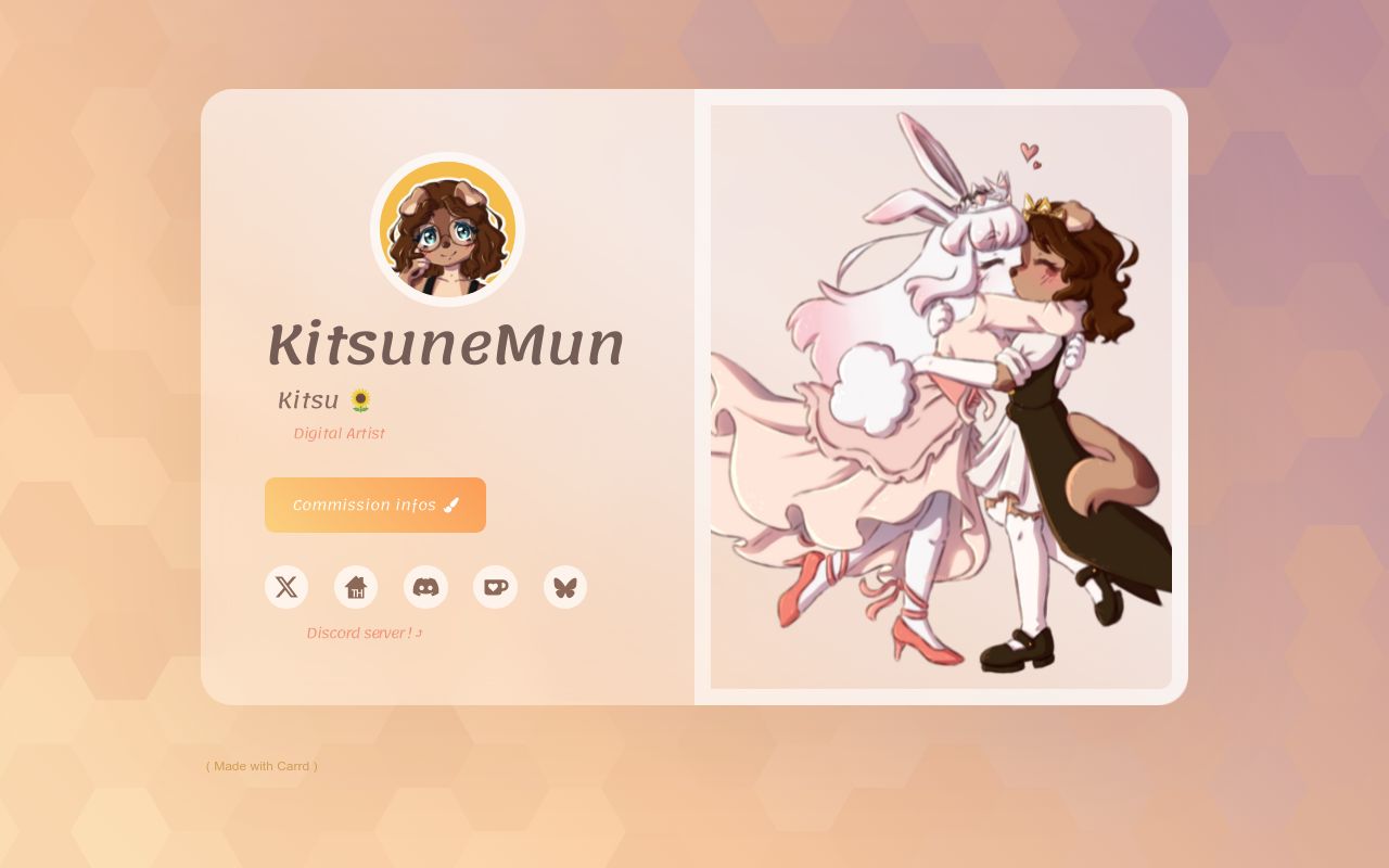 Kitsu's Carrd